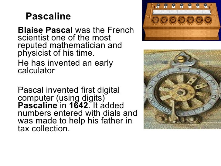 How Does A Pascaline Work