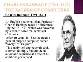 History of computer | PPT | Free Download