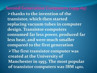 History of computer | PPTX