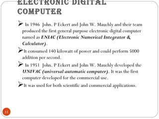 History of Computer | PPT