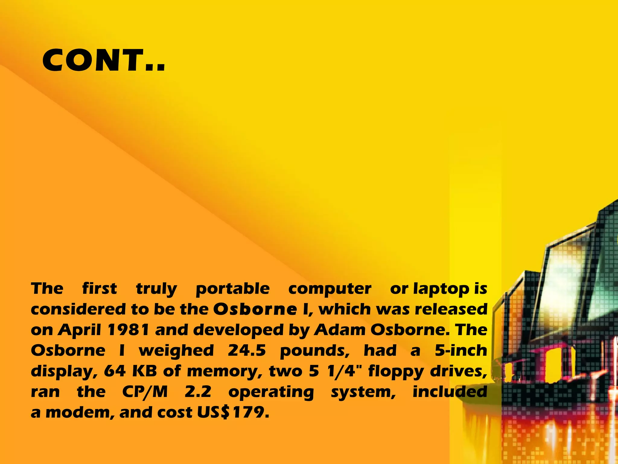 History of computer | PPT | Computing | Technology & Computing