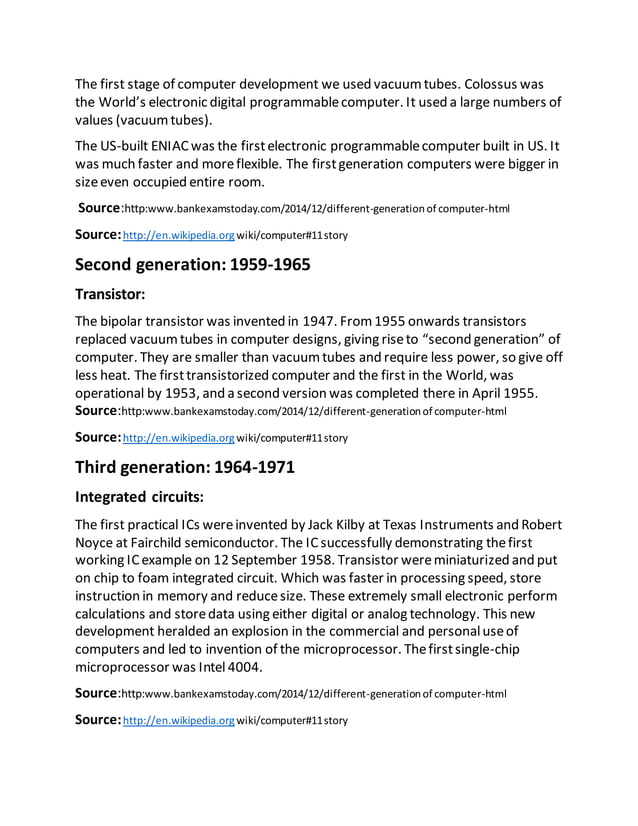History of computer | PDF