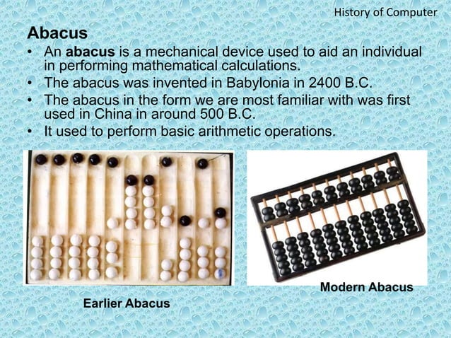 History of Computer | PPTX