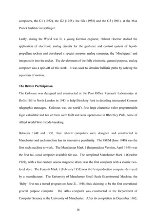 History of computer | PDF