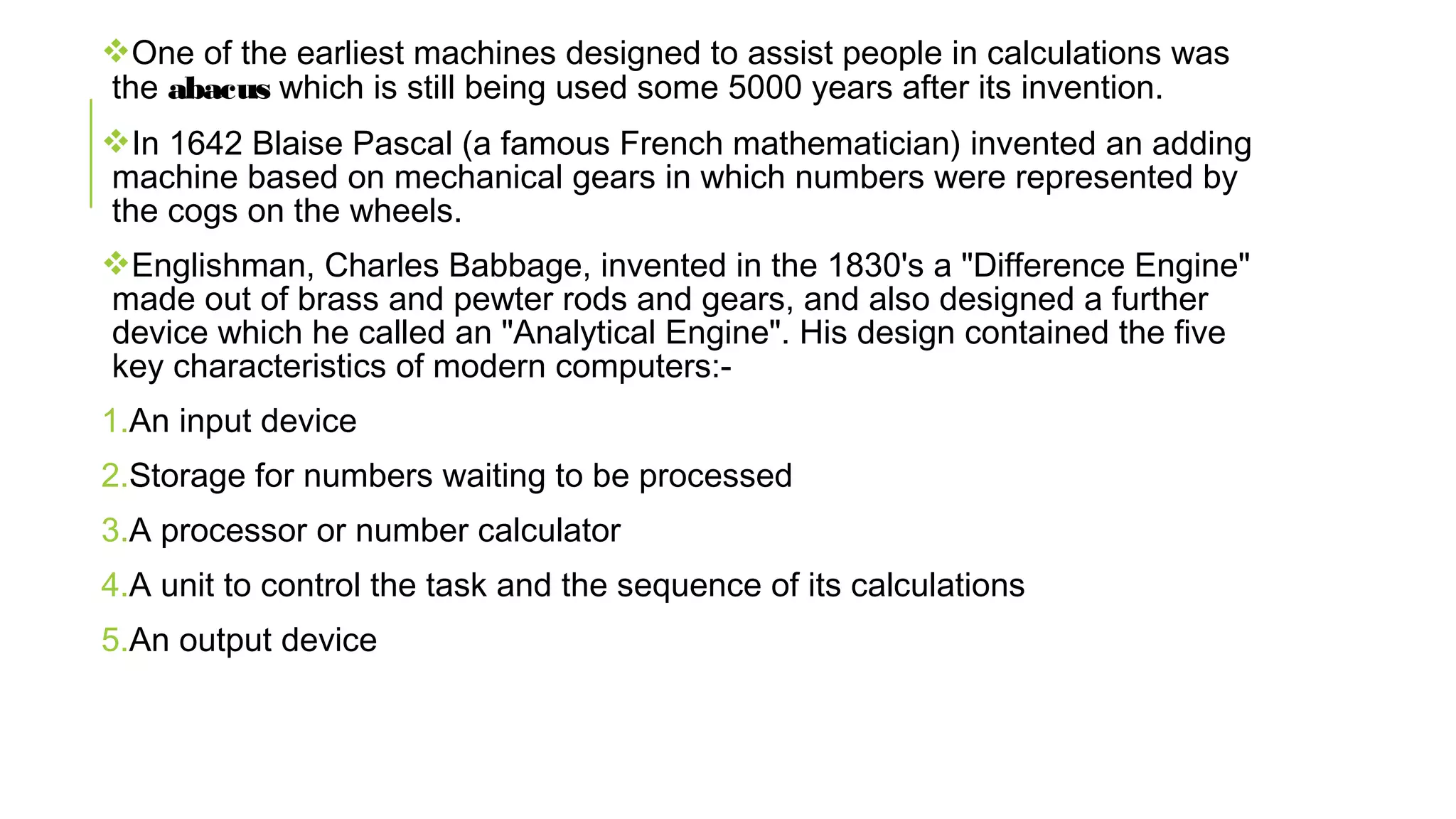 History of computer | PPT
