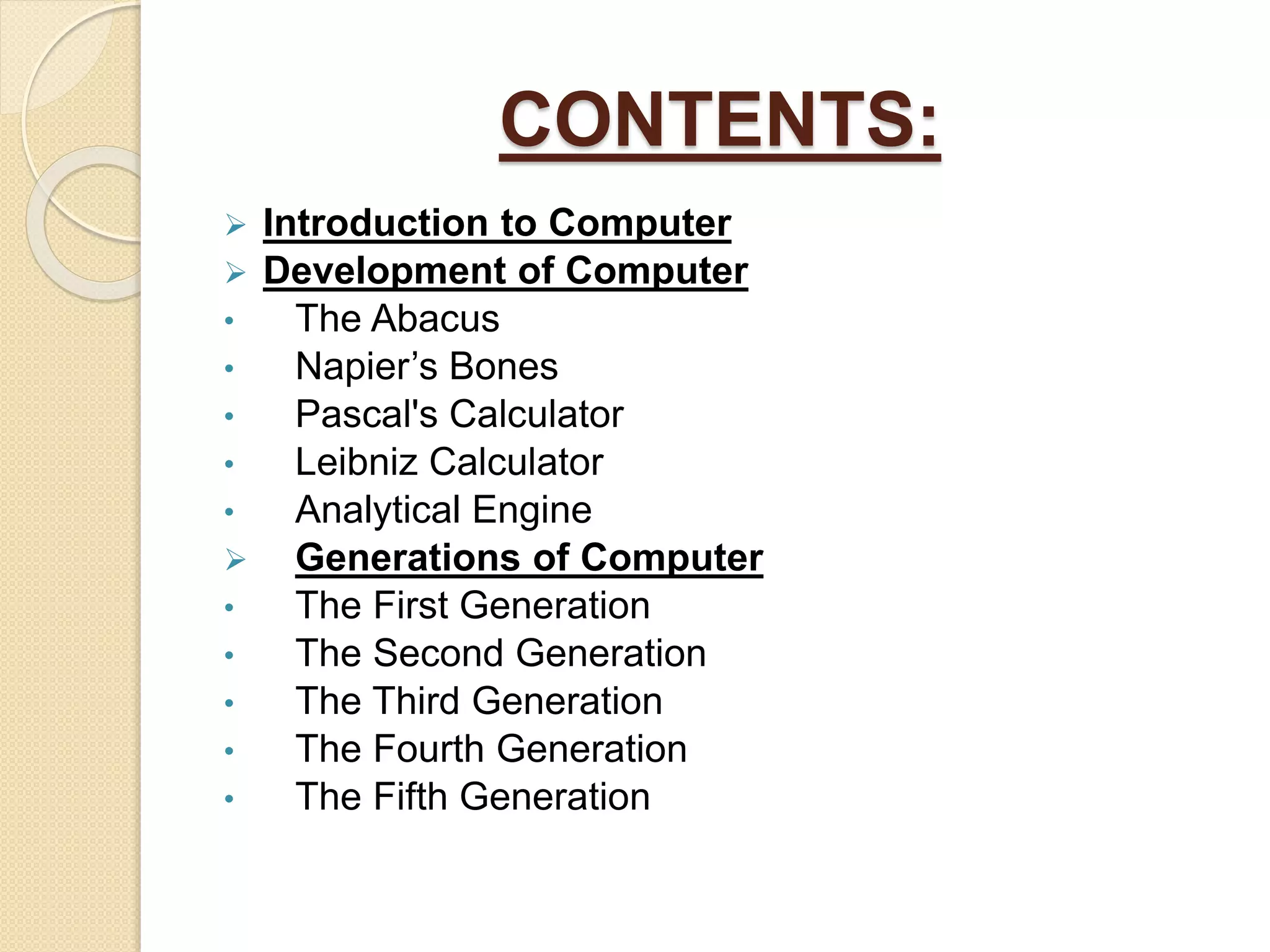 History of computer | PPTX