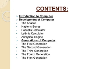 History of computer | PPTX