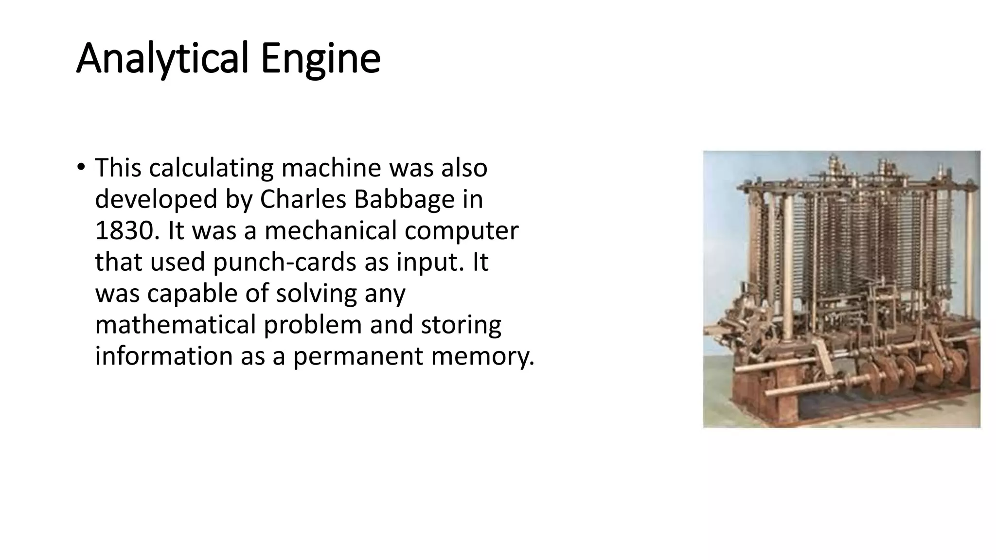 History of computer with pictures and descriptions | PPTX