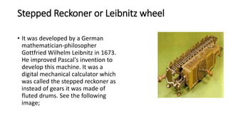 History of computer with pictures and descriptions | PPTX