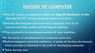 History of computer | PDF