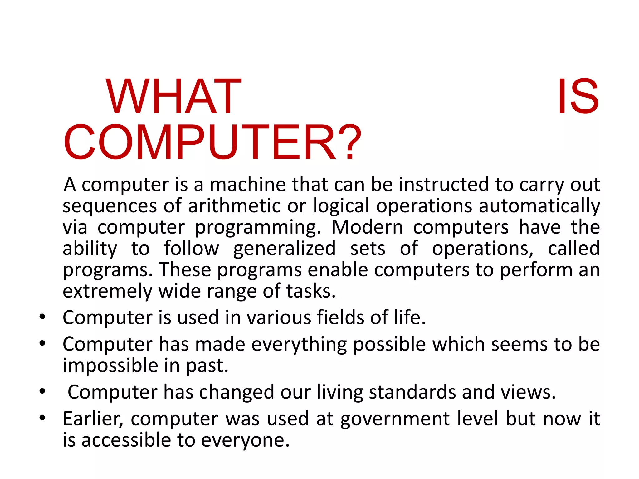 History of computer | PPTX