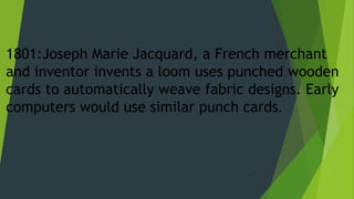 HISTORY OF COMPUTER.karl baroquillo.pptx | Computing | Technology ...