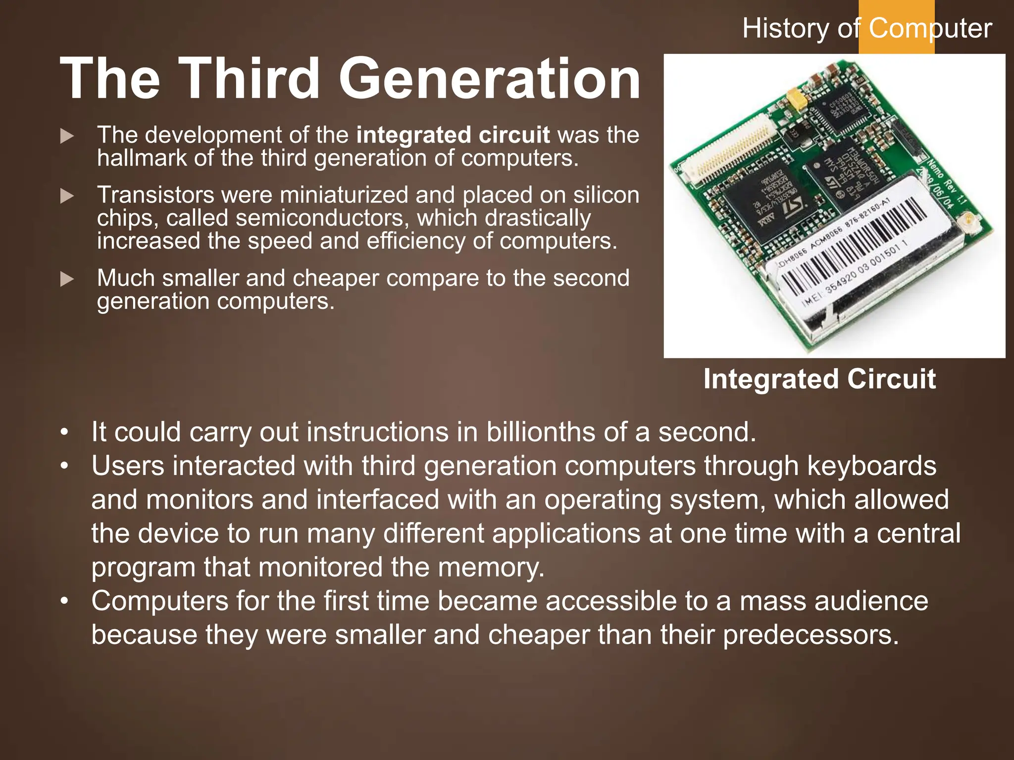 historyof computer and generation of computer | PPTX