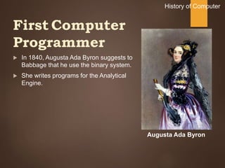 historyof computer and generation of computer | PPTX