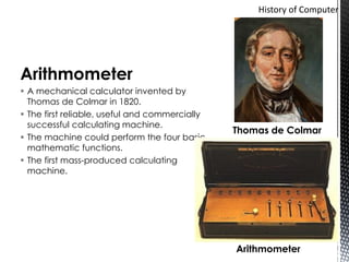 history of the computer technology for beginners | PDF