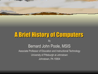 history of computer bbbnbbbnbnb bnnbnbnbn | PPT
