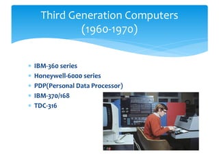HISTORY OF COMPUTER for class IX and X IT AND ITES | PDF