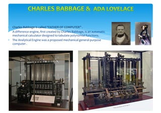 HISTORY OF COMPUTER for class IX and X IT AND ITES | PDF