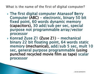 History of computer | PPTX