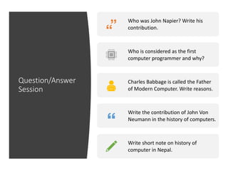 History of computer slide | PPTX