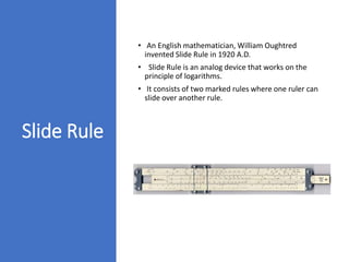 History of computer slide | PPTX | Computing | Technology & Computing