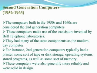 History of computer | PPT | Free Download