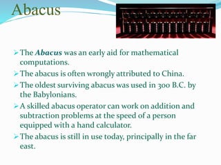 History of computer | PDF