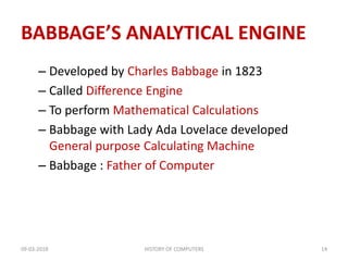 History of computers | PPT