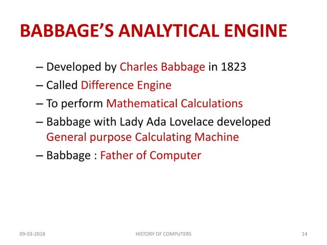 History of computers | PPT