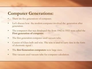 History of computer | PPTX