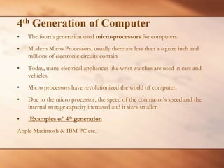 History of computer | PPTX