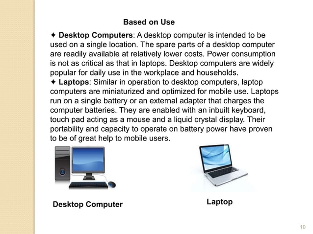 History of computer and classification of computers | PPSX | Laptops | Computing
