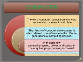 History of computer by Siddhartha Kumar Panda | PPTX | Computing ...