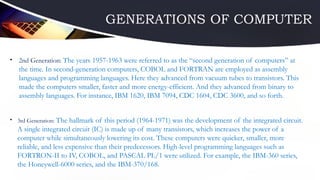 A PRESENTATION ON HISTORY OF COMPUTER ENGLISH | PPTX