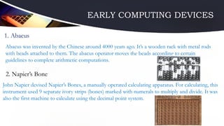 A PRESENTATION ON HISTORY OF COMPUTER ENGLISH | PPTX