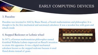 A PRESENTATION ON HISTORY OF COMPUTER ENGLISH | PPTX