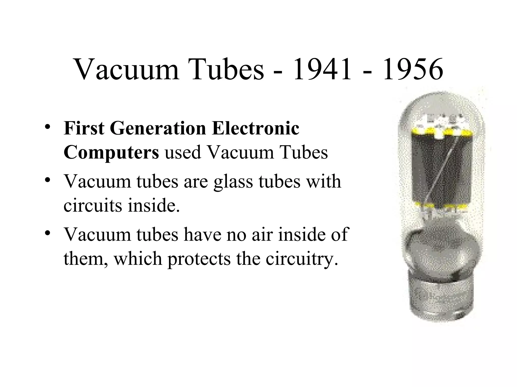 History of computer lecture notes | PPT