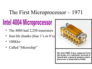 History of computer lecture notes | PPT