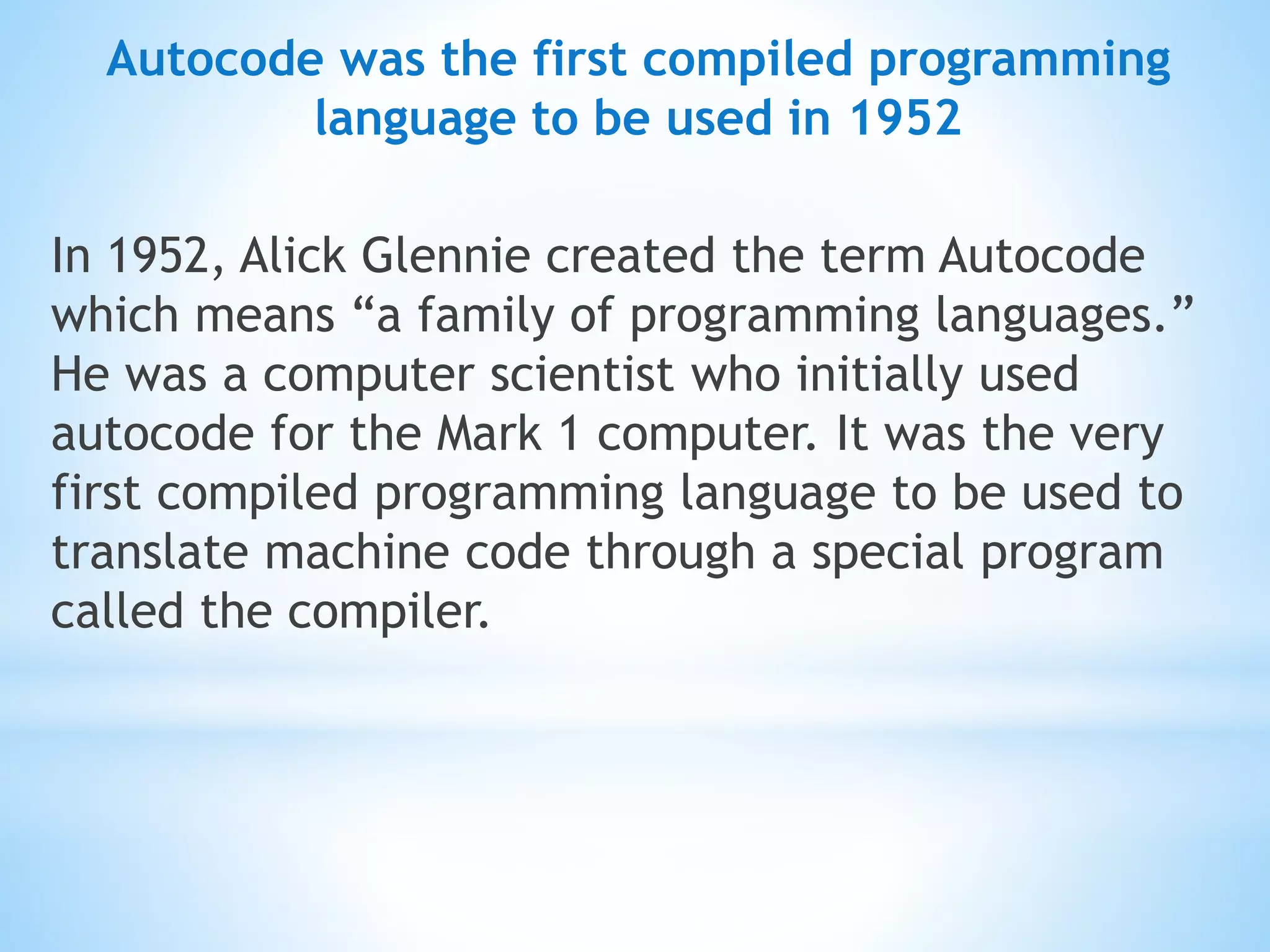 History of Computer Programming Languages.pptx
