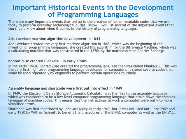 History of Computer Programming Languages.pptx