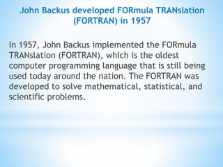 History of Computer Programming Languages.pptx