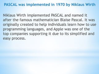 History of Computer Programming Languages.pptx