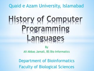 History of Computer Programming Languages.pptx