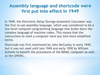 History of Computer Programming Languages.pptx