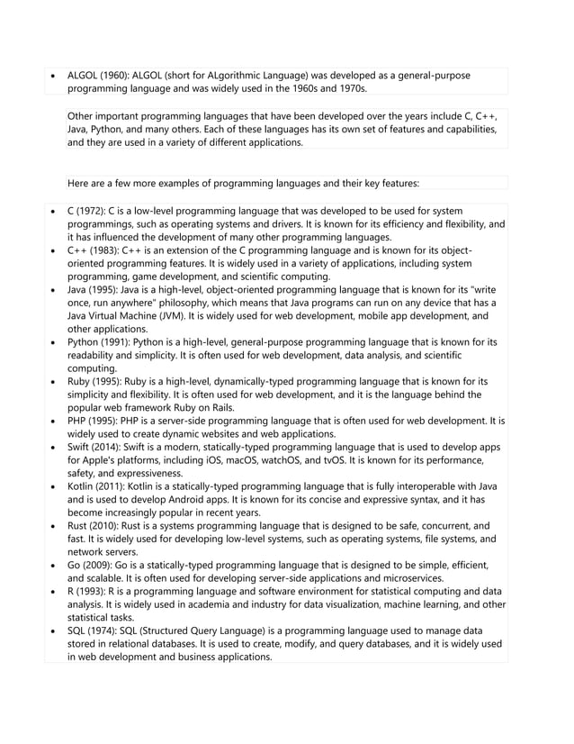 History of Computer Programming Languages.docx