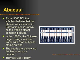History of Computers - Grade 6 | PPT