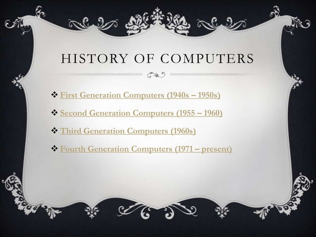 History of computers | PPT