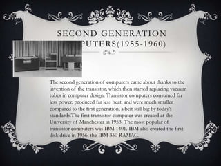 History of computers | PPTX | Technology & Computing