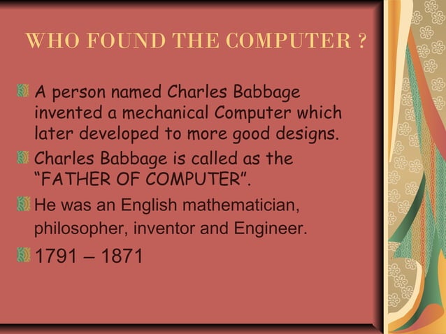 History of computers | PPT | Computing | Technology & Computing