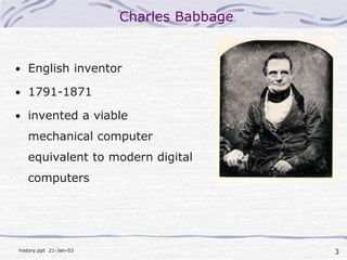 The History of computers | PPT